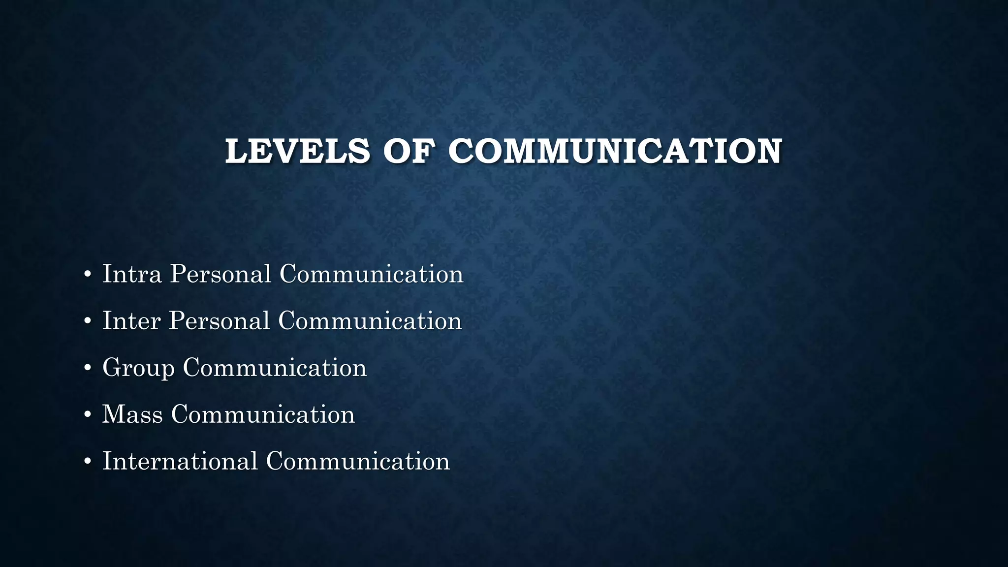International Communication ppt | PPTX