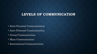 International Communication ppt | PPTX
