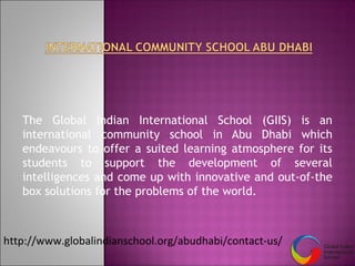 International community school abu dhabi | PPT