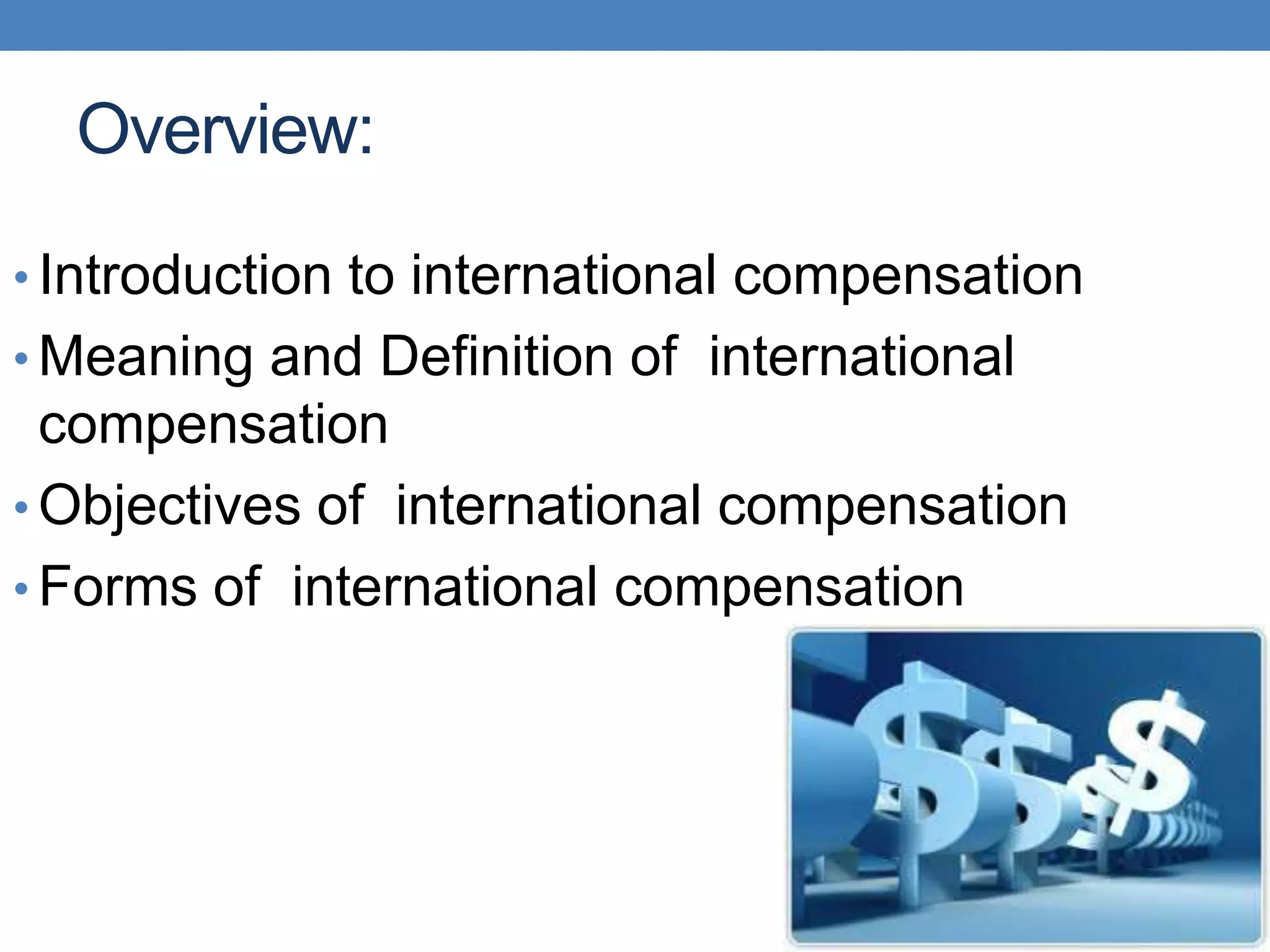 International compensation | PPTX