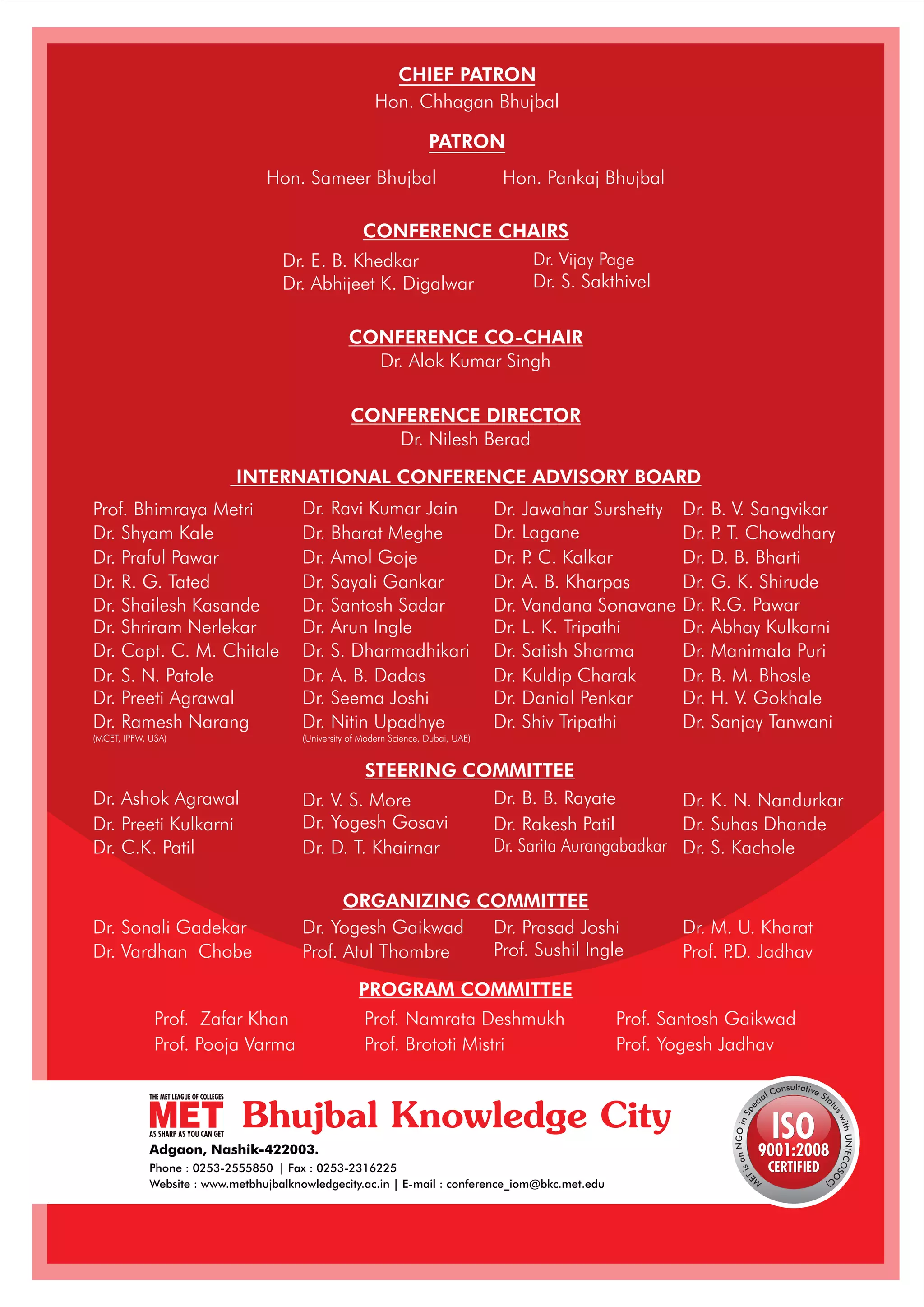 International Conference at MET IOM Dec. 2016 | PDF