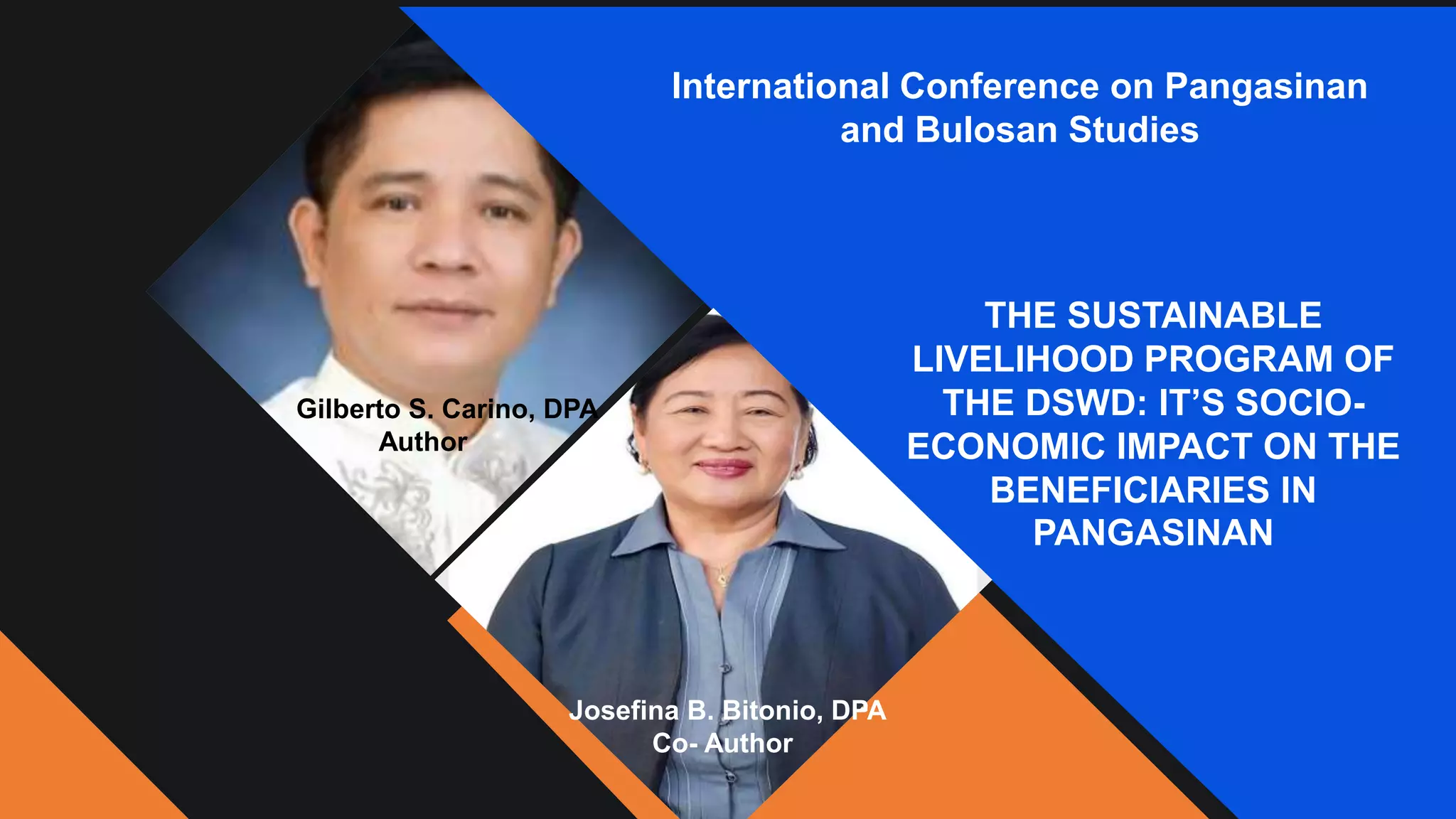 The Sustainable Livelihood Program: Its Socio Economic Impact on the ...