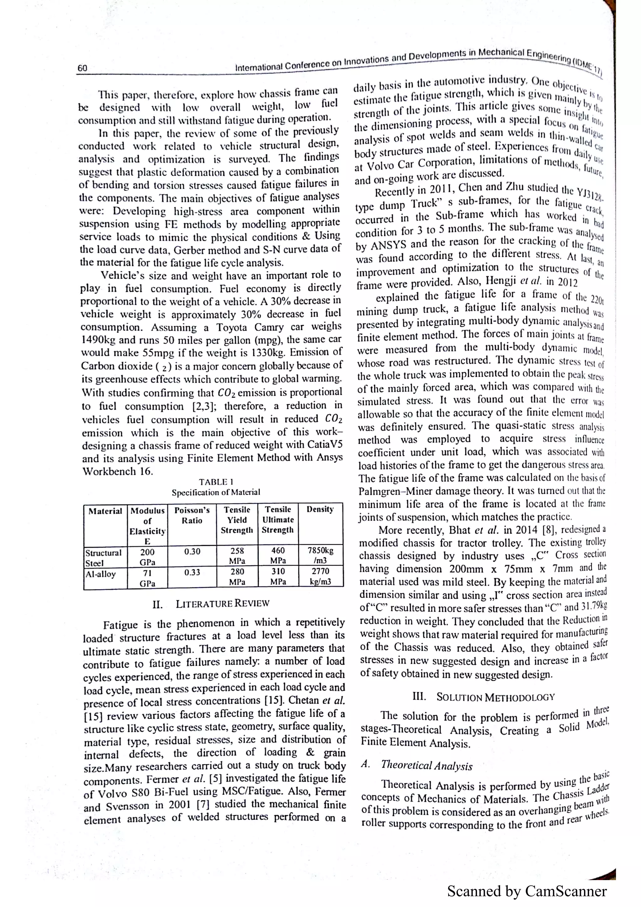 International conference paper on design and simulation of fatigue ...