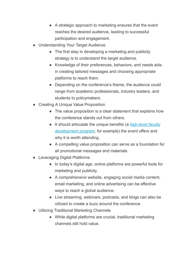 Key Guidelines for Successful Conference Planning in 2025 | PDF