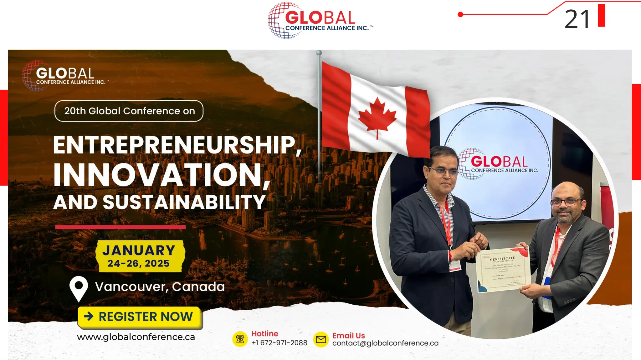 Upcoming International Conferences in Vancouver, Canada 2025 With ...