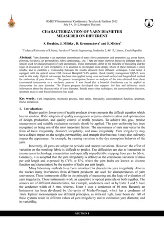 International conference textiles and fashion | PDF