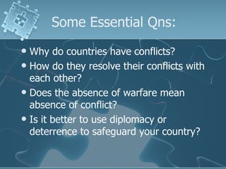 International conflict | PPT