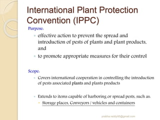 International conventions and national regulation | PPTX