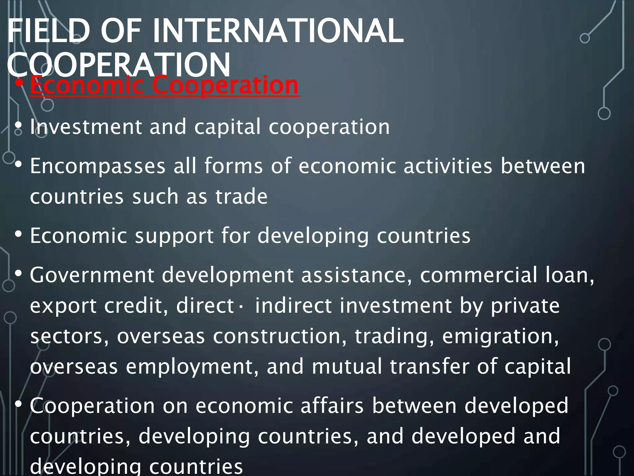 International cooperation and assistance | PPTX