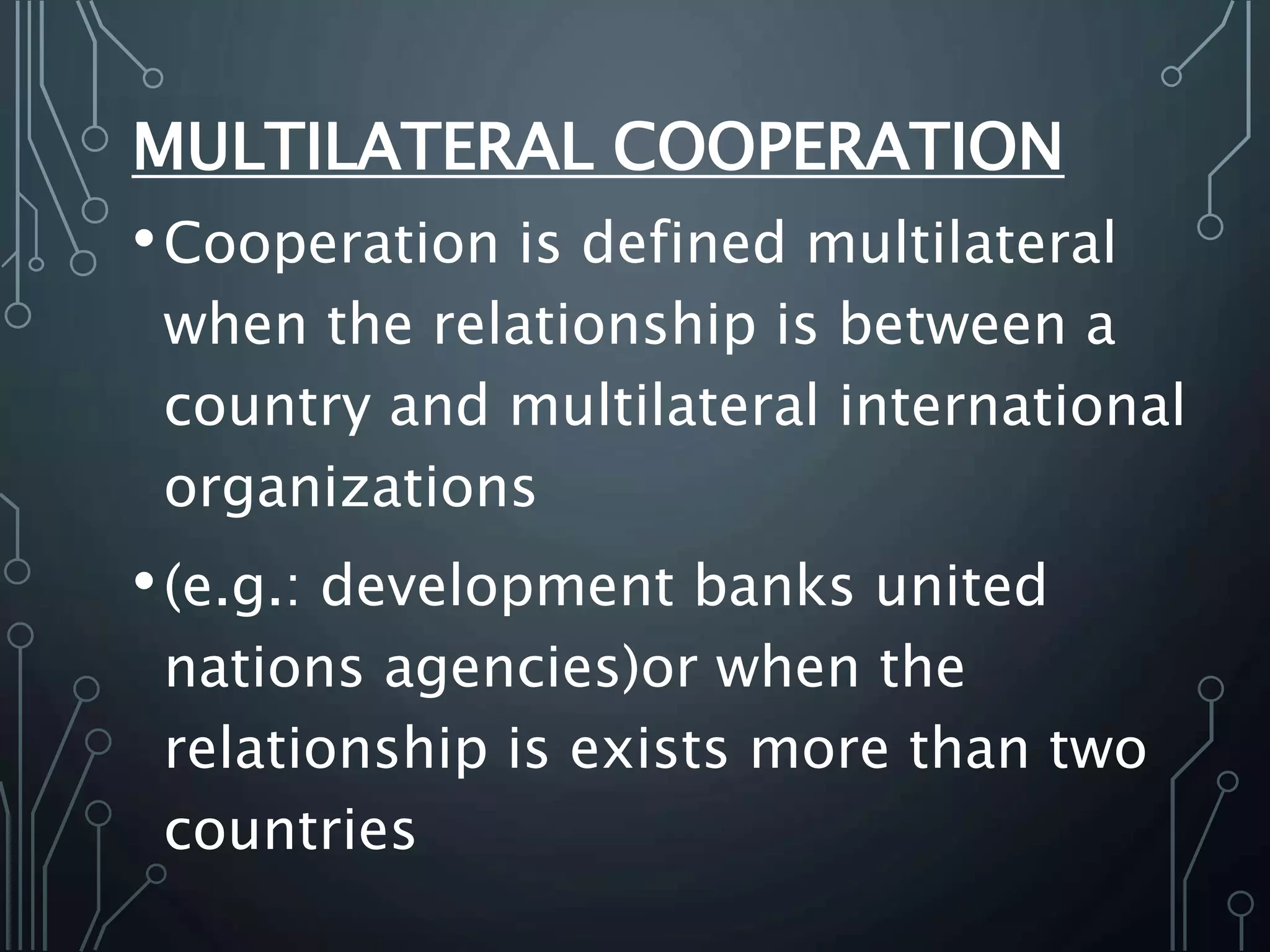 International cooperation and assistance | PPTX