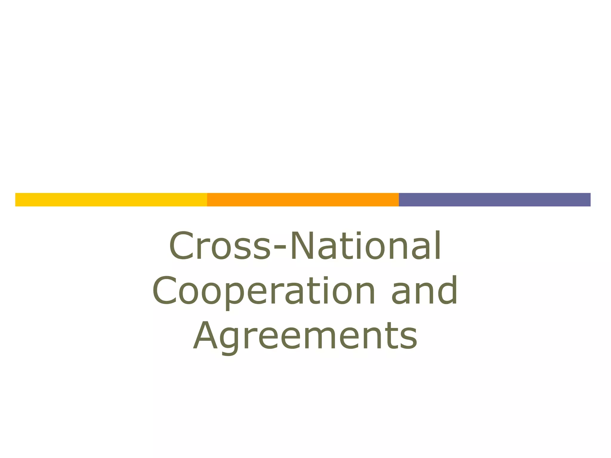 International coperation | PPT