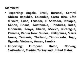 International commodity bodies | PPT