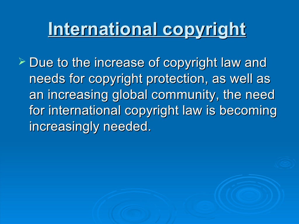 International Copyright