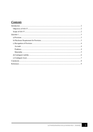 International corporate reporting ias 37 provisions, contingent ...