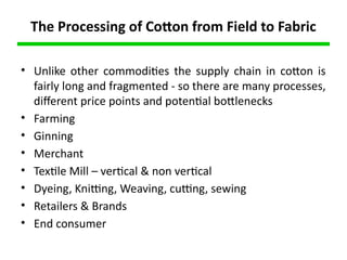 International Cotton Trading | PPT