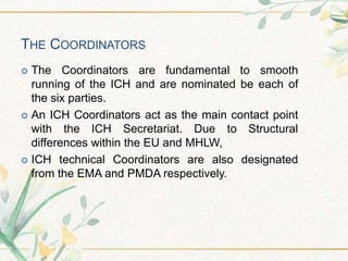 International council for harmonisation (ich) guidelines | PPTX