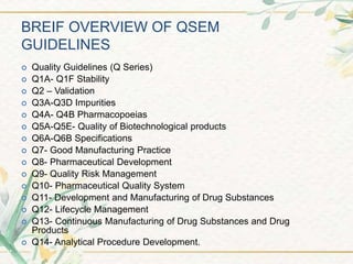 International council for harmonisation (ich) guidelines | PPTX