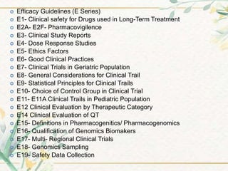 International council for harmonisation (ich) guidelines | PPTX