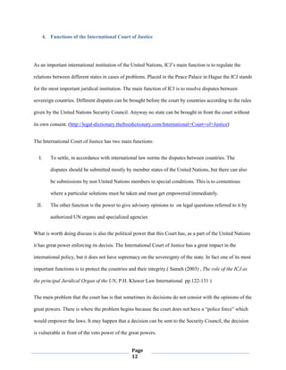International Court of Justice | DOCX
