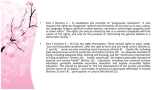 International covenant on economic, social and cultural | PPTX