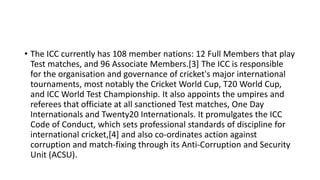 International Cricket Council CRICK.pptx