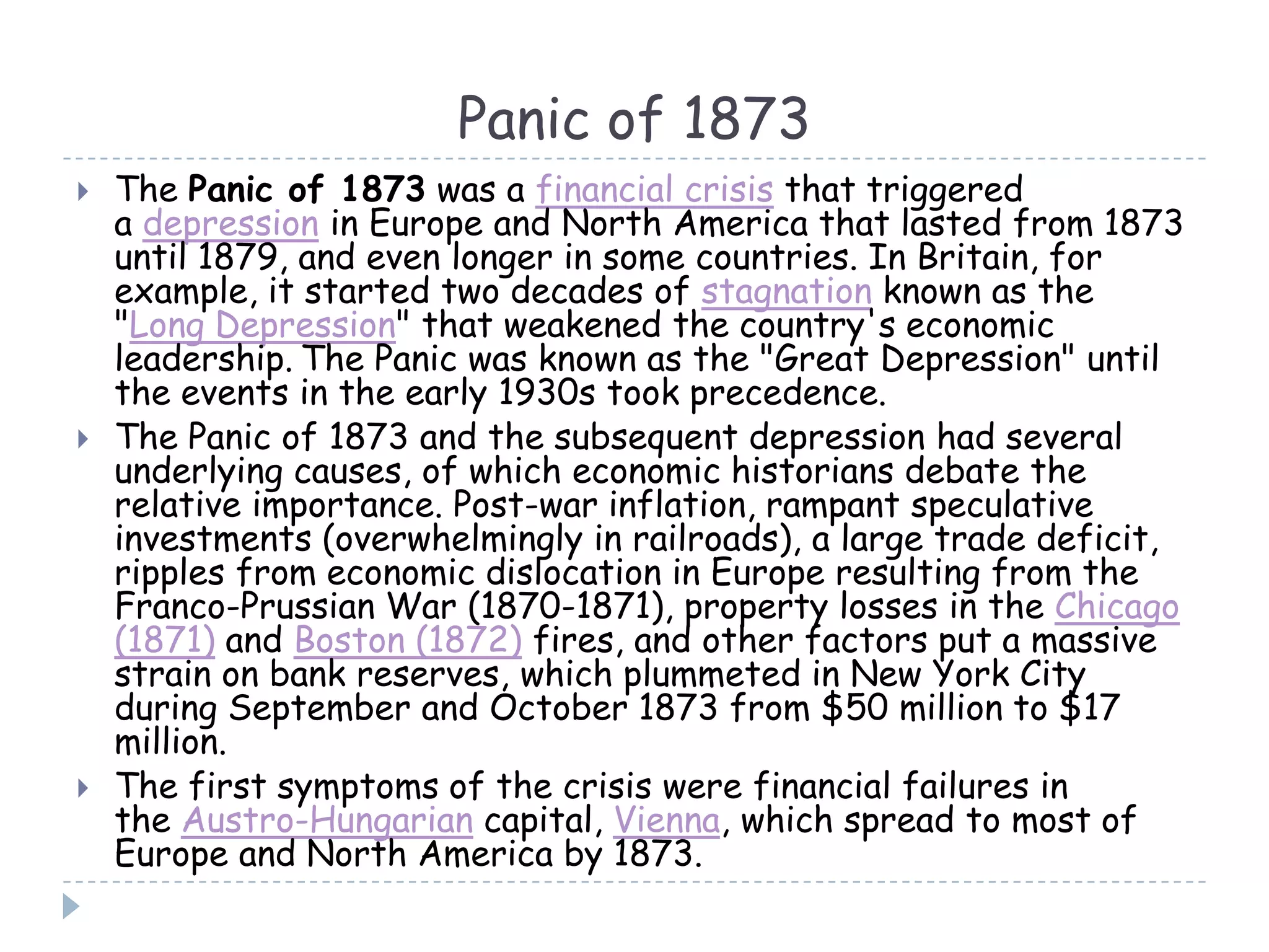 1873 Crisis | PPTX