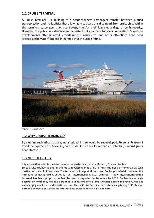 International cruise terminal thesis report | PDF | Cruises | Travel Type