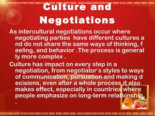 International culture negotiation | PPT