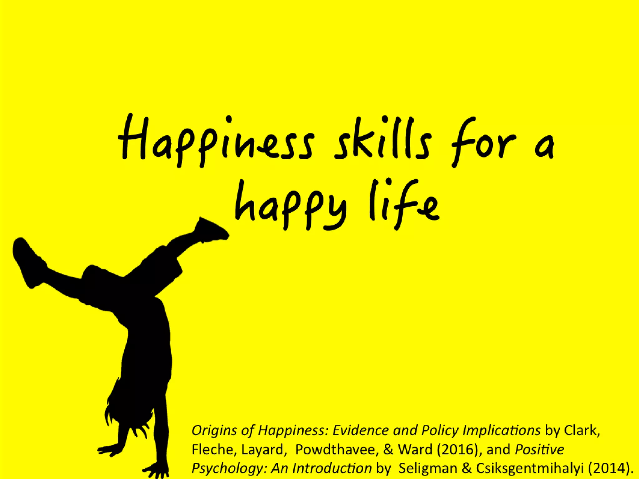 International day of happiness for kids - Skils for a Happy Life | PPT