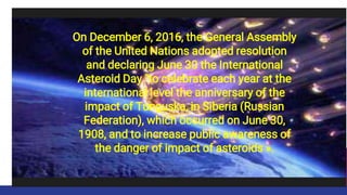 International day of the asteroid | PPTX