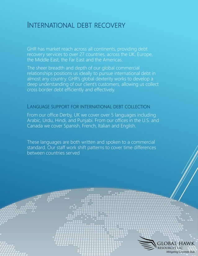 International Debt Recovery | PPTX