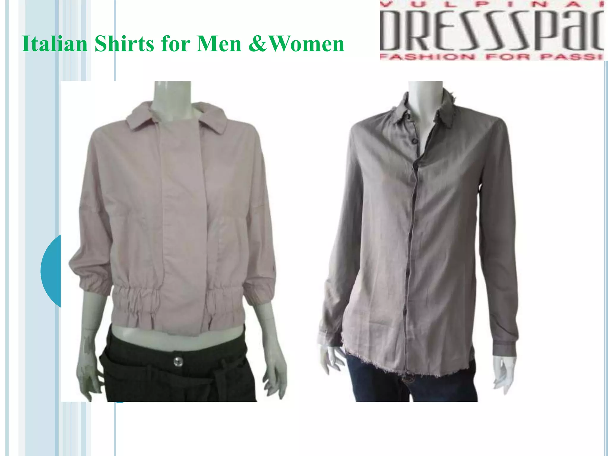 International designers clothing store in italy | PPTX