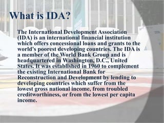 International development association | PPTX