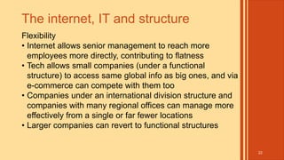 International dimensions of organizational structures | PPSX