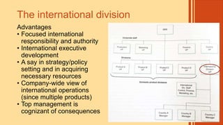 International dimensions of organizational structures | PPSX | Large ...