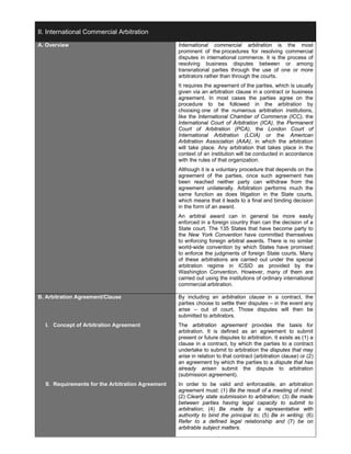 International dispute resolution | PDF