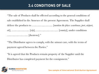 INTERNATIONAL SALES REPRESENTATIVE AGREEMENT TEMPLATE | PDF