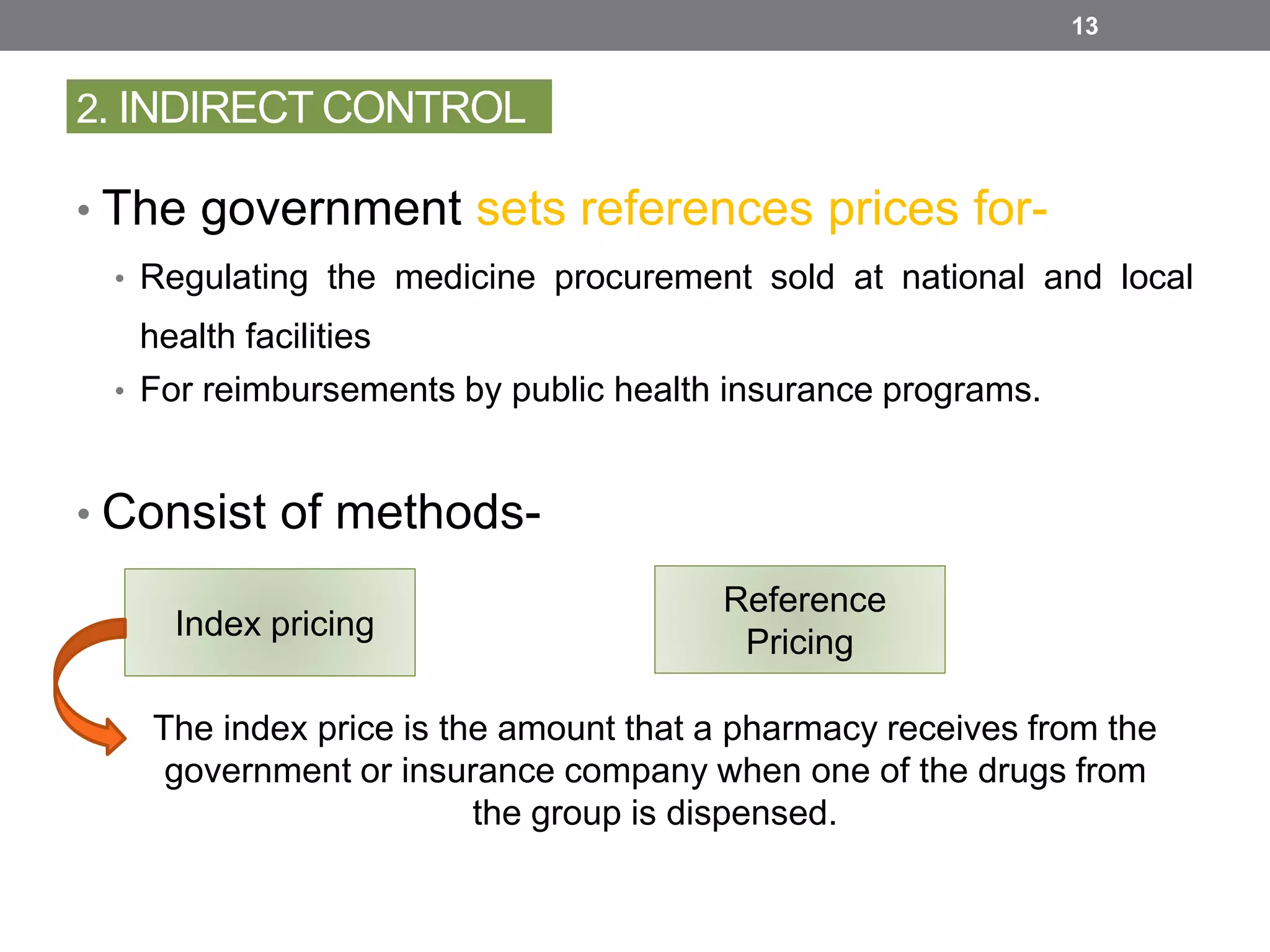 International drug pricing policies | PPTX