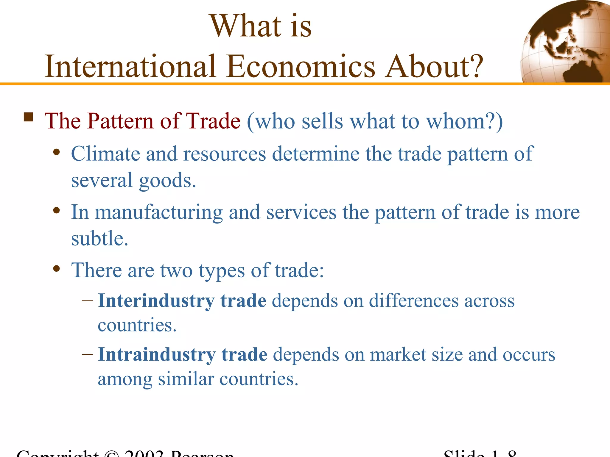 International economic ch01 | PPT