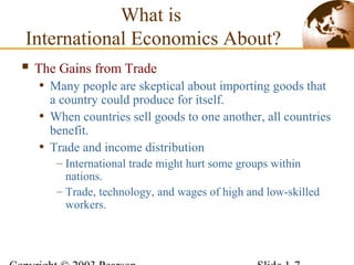 International economic ch01 | PPT