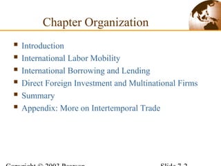 International economic ch07 | PPT
