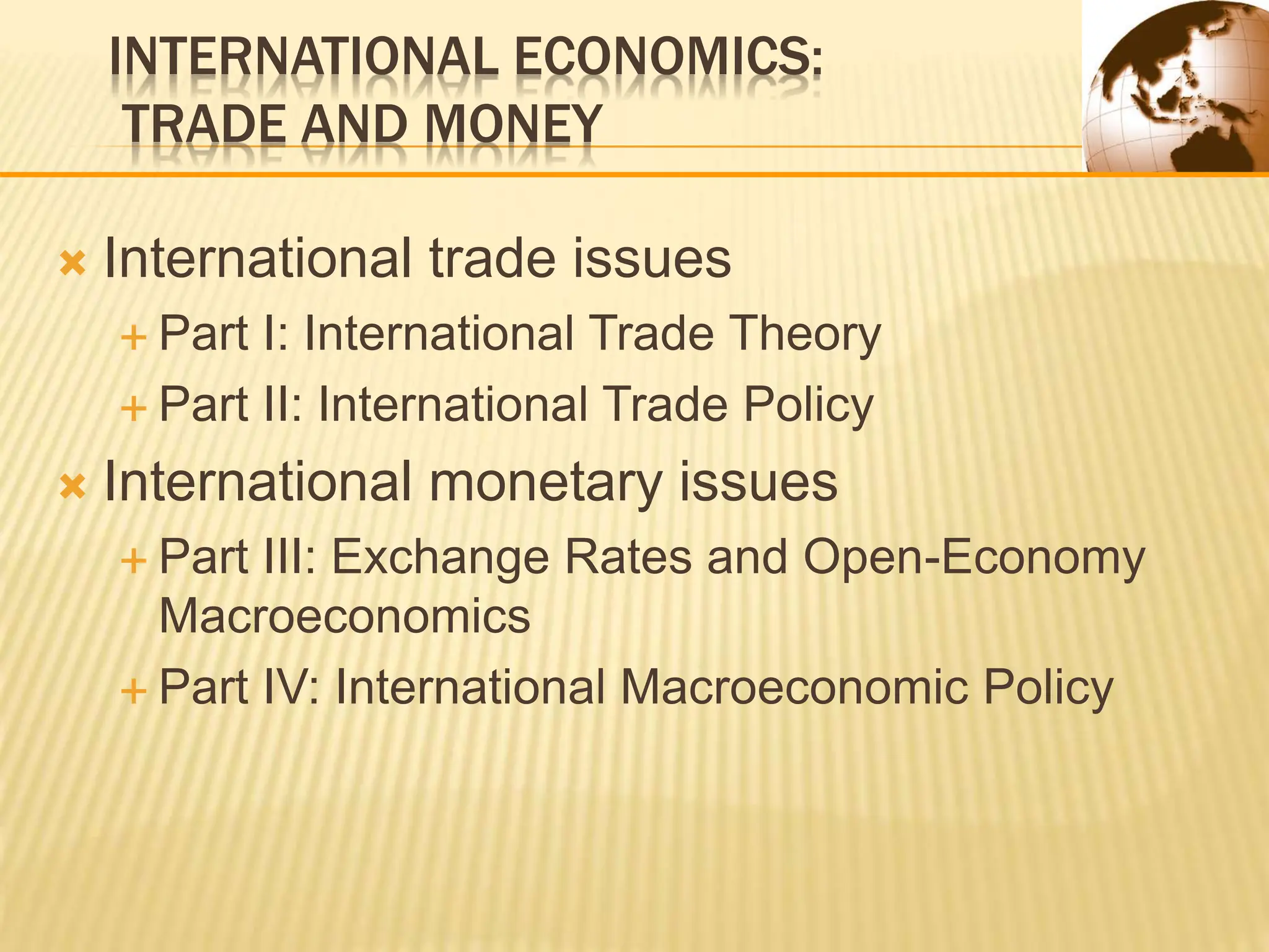 international economics - introduction - 1.ppt