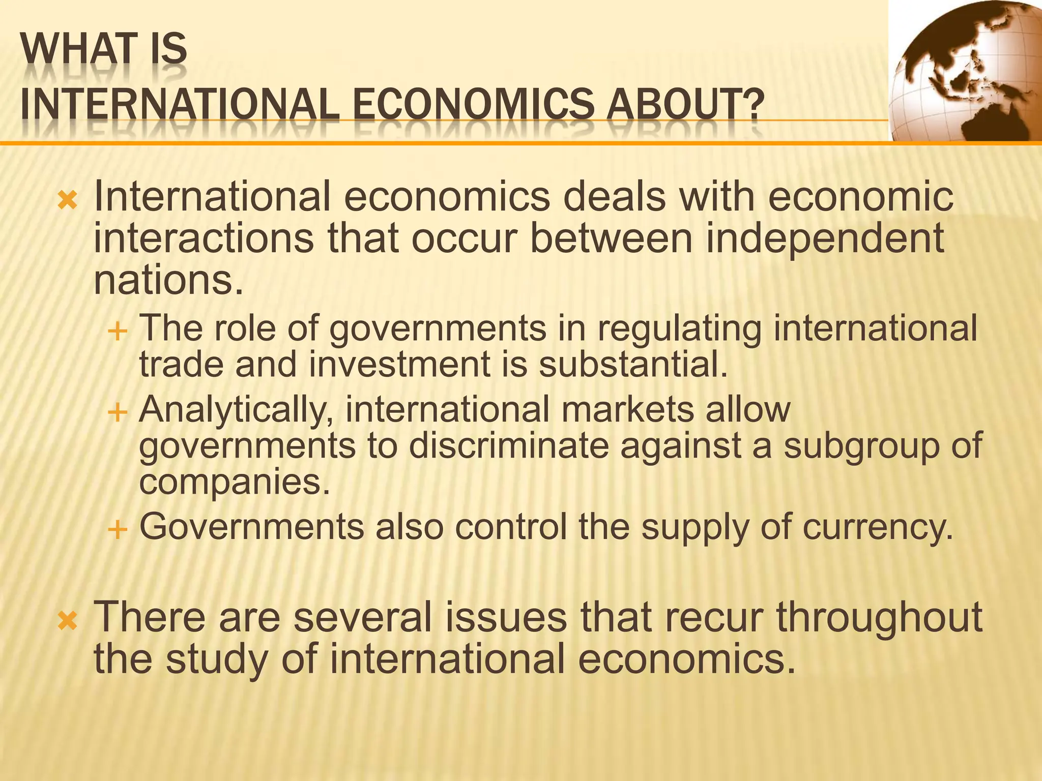 international economics - introduction - 1.ppt