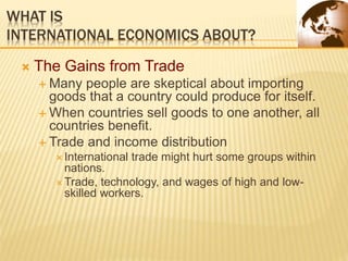 international economics - introduction - 1.ppt