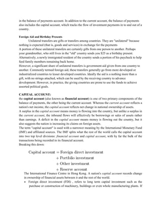 International economics notes | DOCX