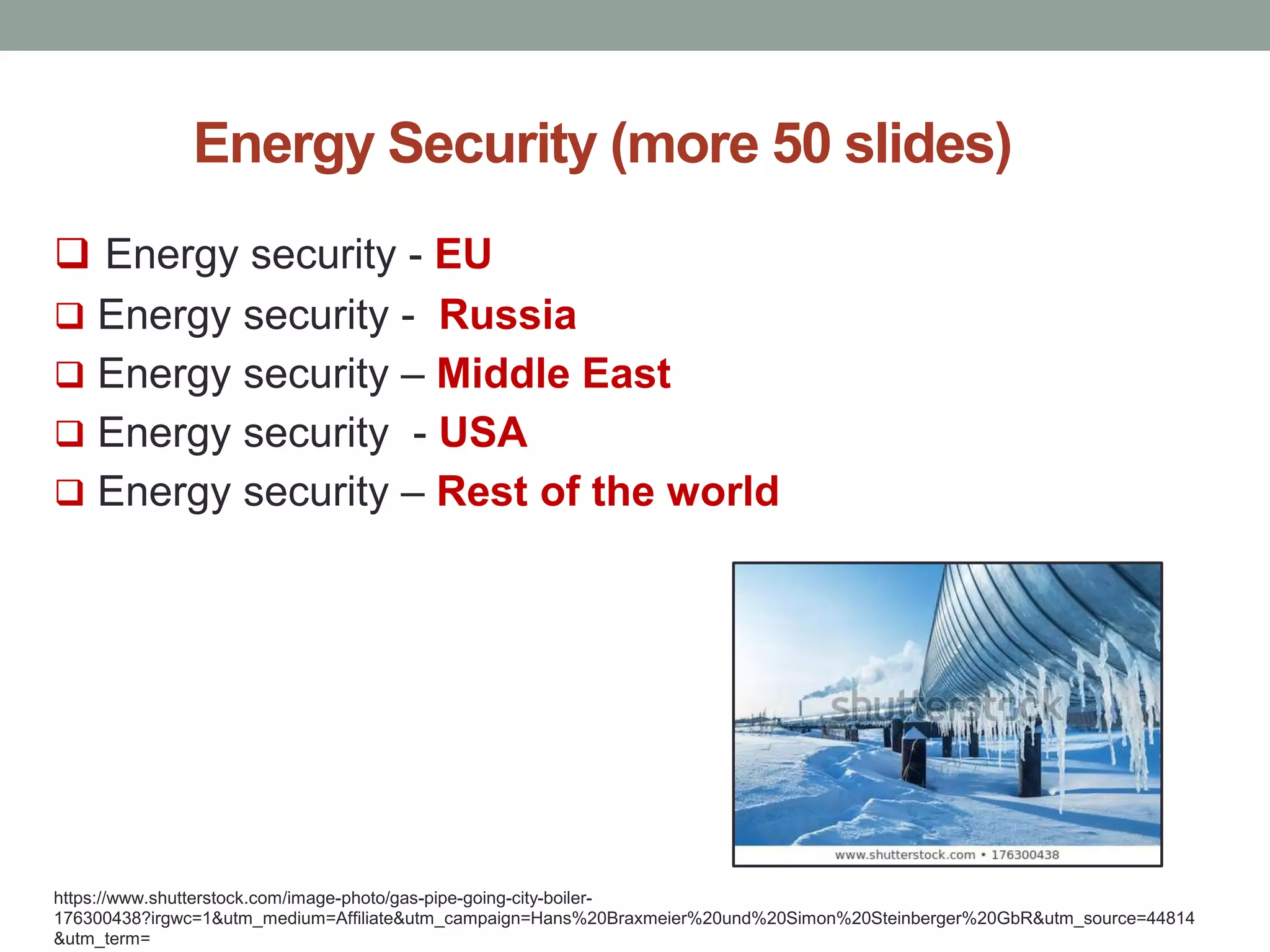 International Energy Security | PPTX