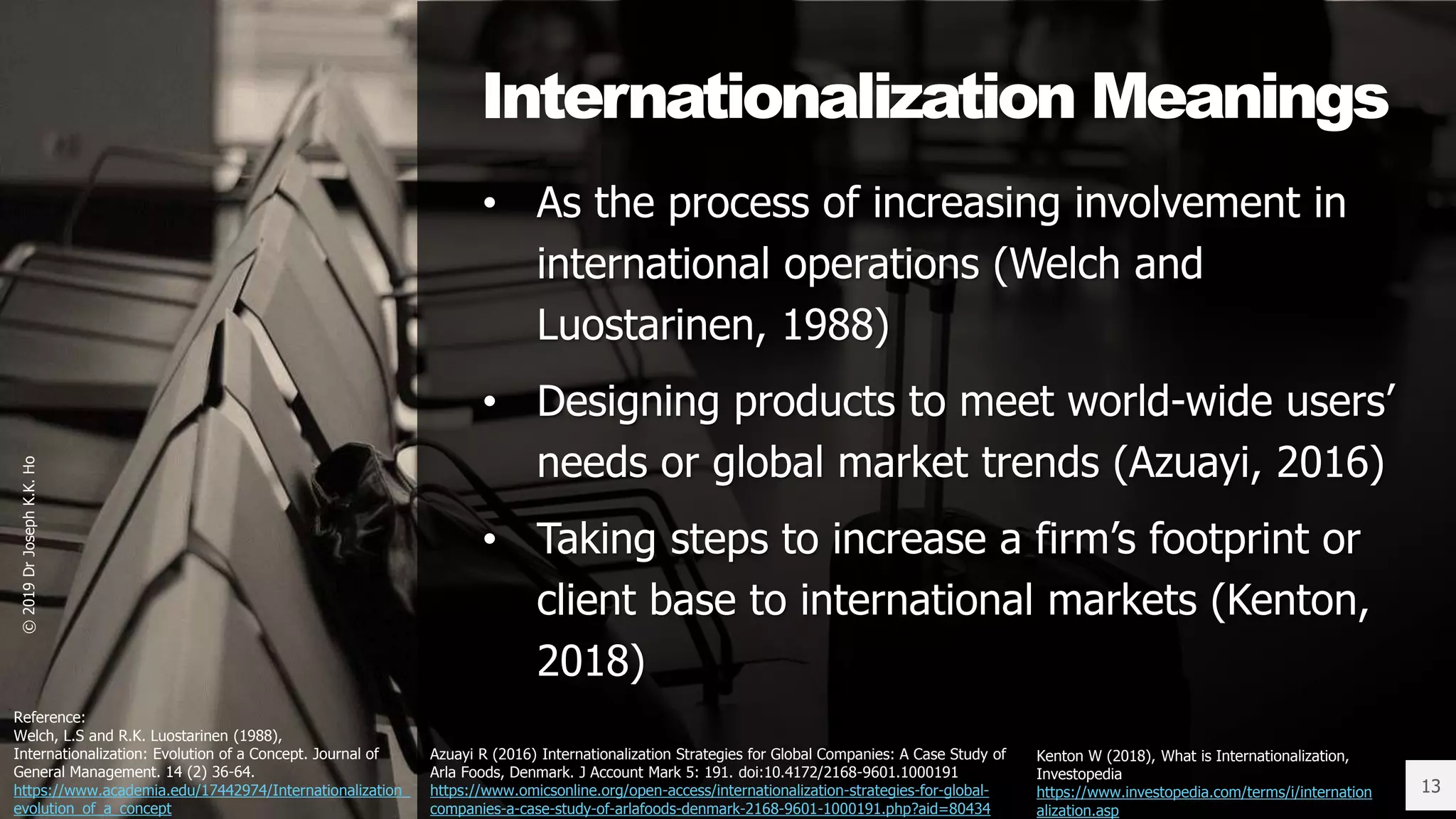 International Entrepreneurship - 1- internationalization | PPTX