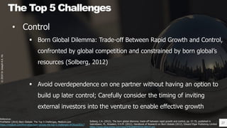 International entrepreneurship - 2 - Born Global | PPTX