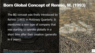 International entrepreneurship - 2 - Born Global | PPTX