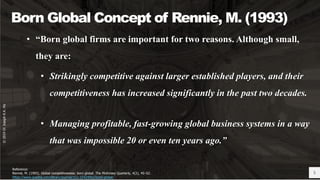 International entrepreneurship - 2 - Born Global | PPT
